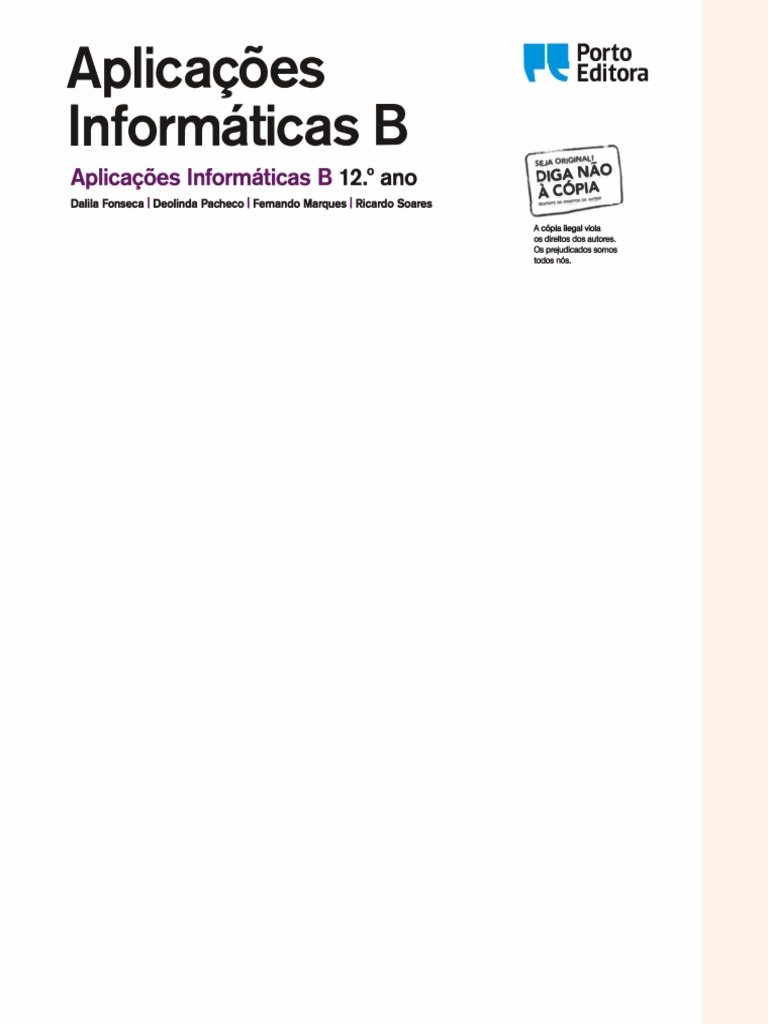 Aplicações Informáticas B | PDF | Linguagem de programação | Algoritmos Aplicações Informáticas B | PDF | Linguagem de programação | Algoritmos