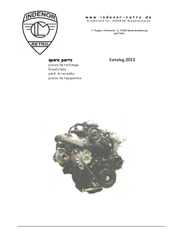 Katalog XD3T 2013 | PDF | Engine Technology | Engines