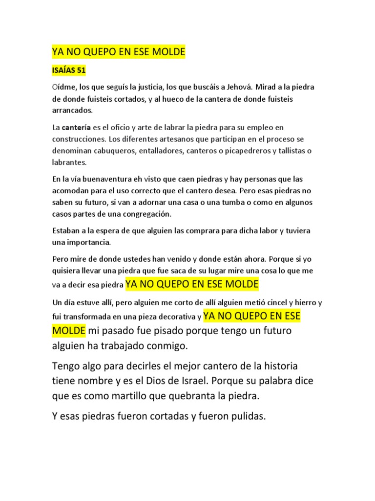 Ya No Quepo en Ese Molde | PDF | Ciencias sociales