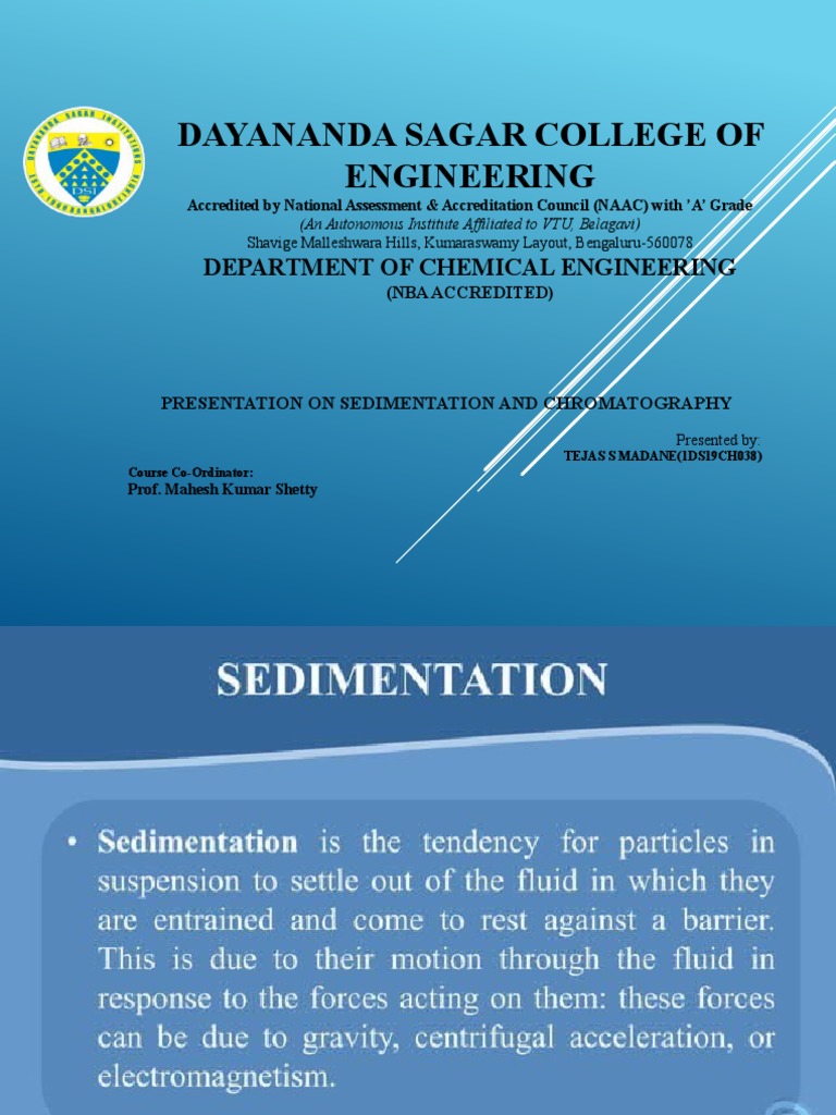 Sedimentation | PDF