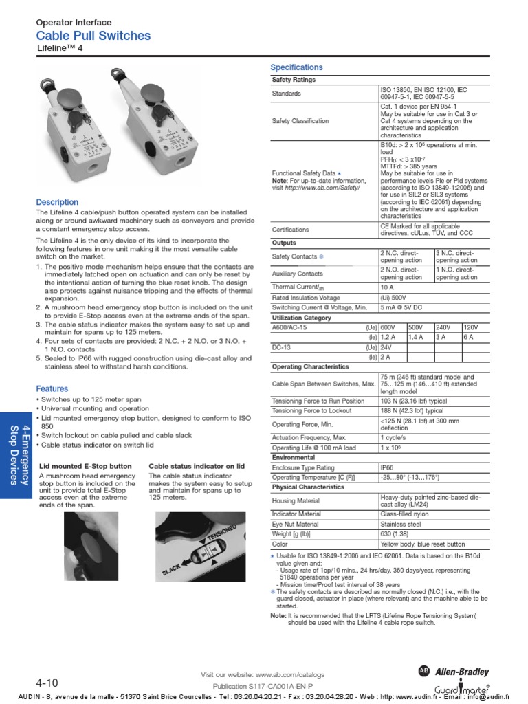 Guarda 440E-L,(LIFELINE-4) | PDF | Switch | Relay