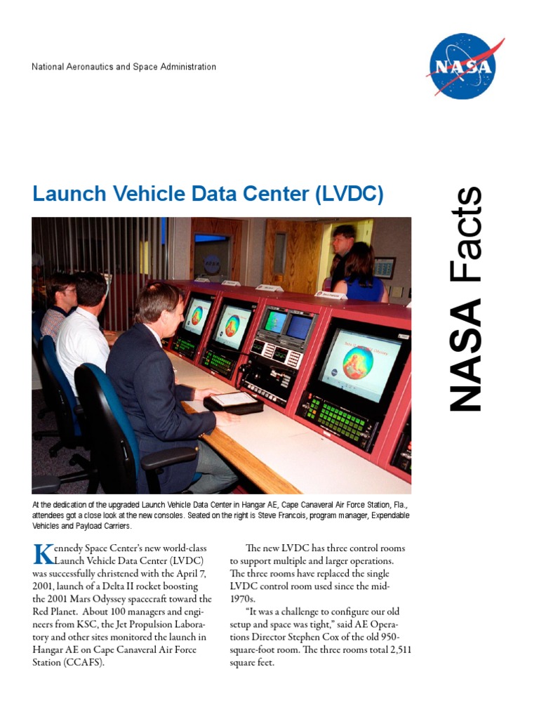NASA Facts Launch Vehicle Data Center (LVDC) 2006 | PDF | Kennedy Space ...