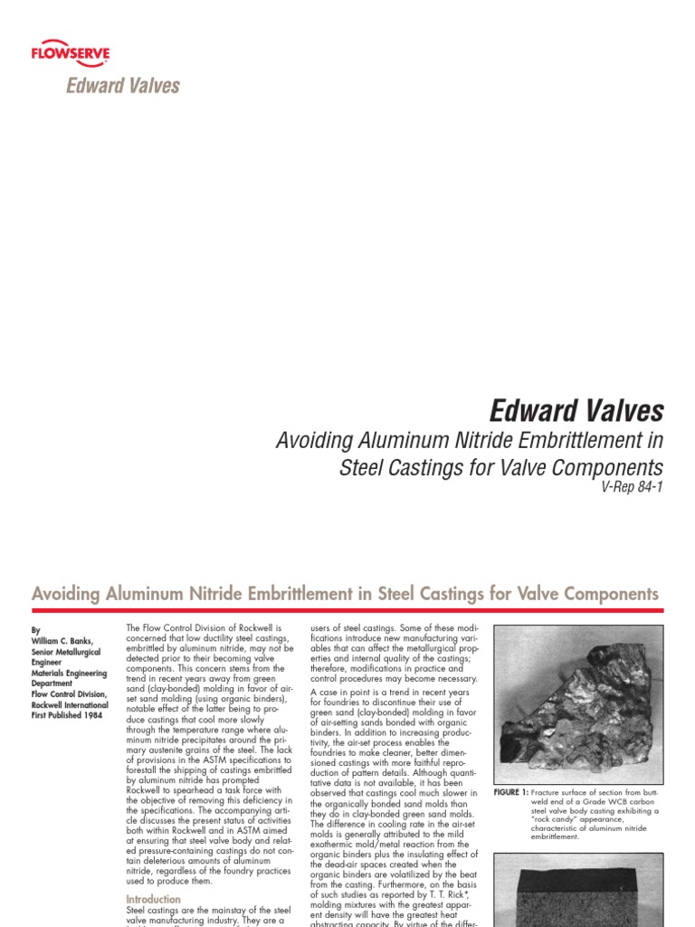 Aluminium Embrittlement | PDF | Casting (Metalworking) | Foundry