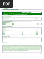 Ficha Tecnica Ultrasol Map | PDF | Fertilizante | Solubilidad