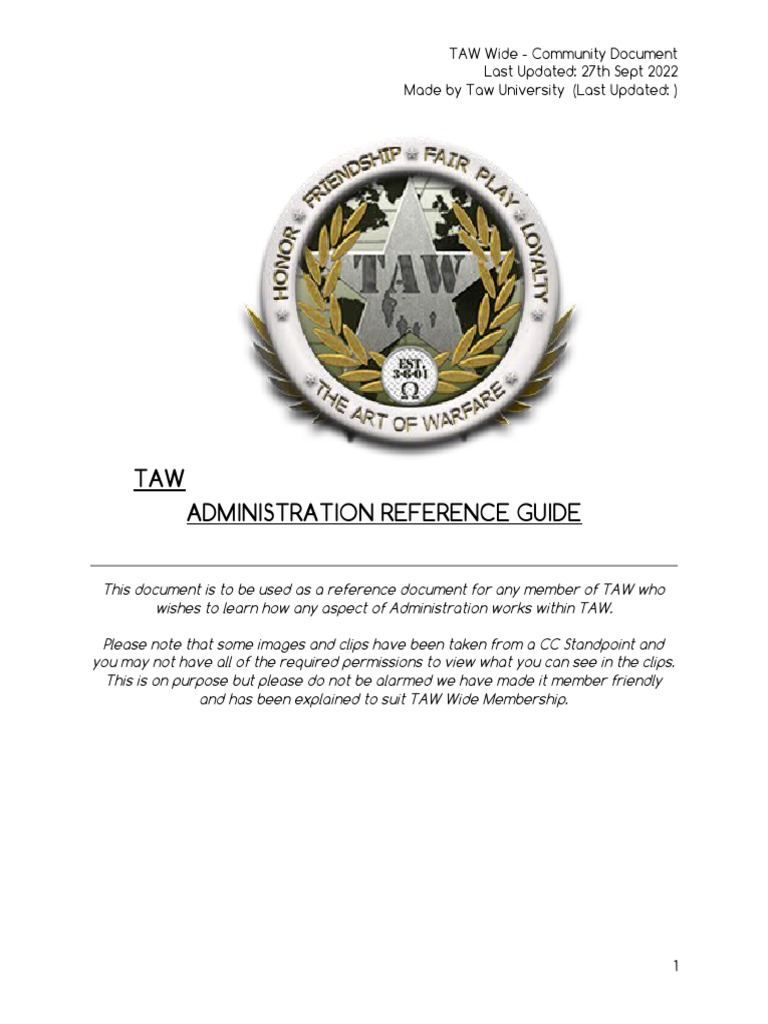Administration Reference Guide | PDF | Military Rank | Blog