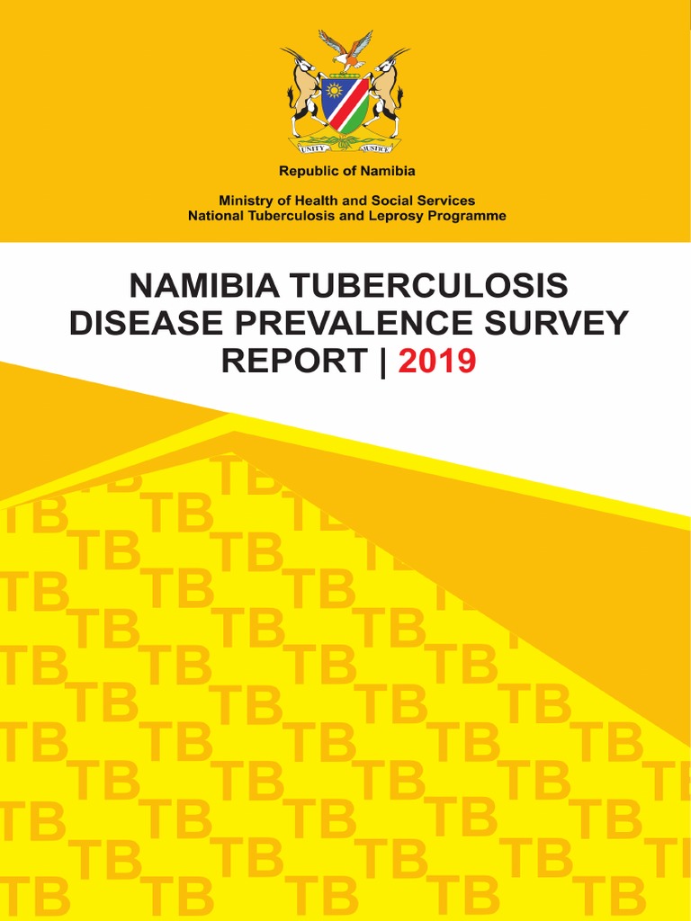 Namibia TB Prevalence Survey Report 2019 | PDF | Tuberculosis | World ...