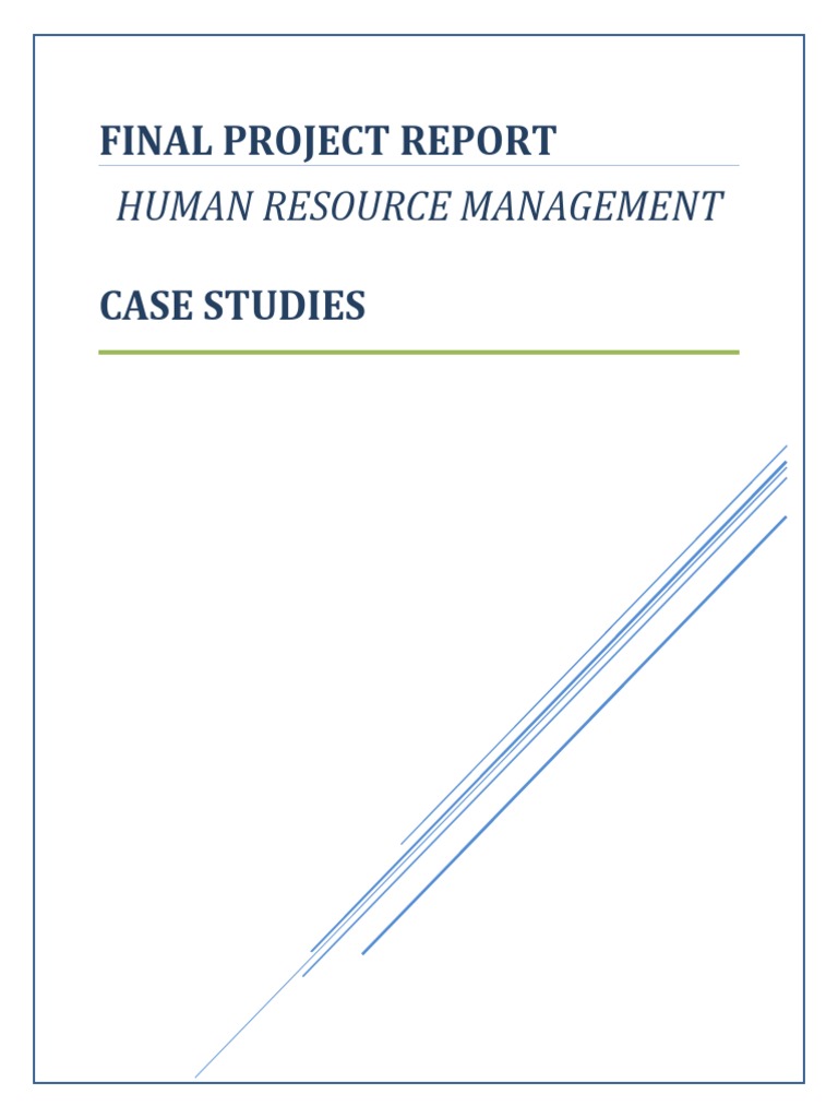 HRM Report | Download Free PDF | Human Resource Management | Employment