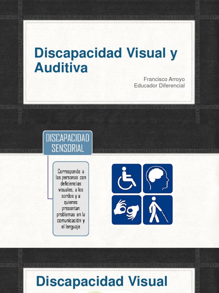 12 Discapacidad Auditiva y Visual | PDF | Discapacidad visual | Sonido