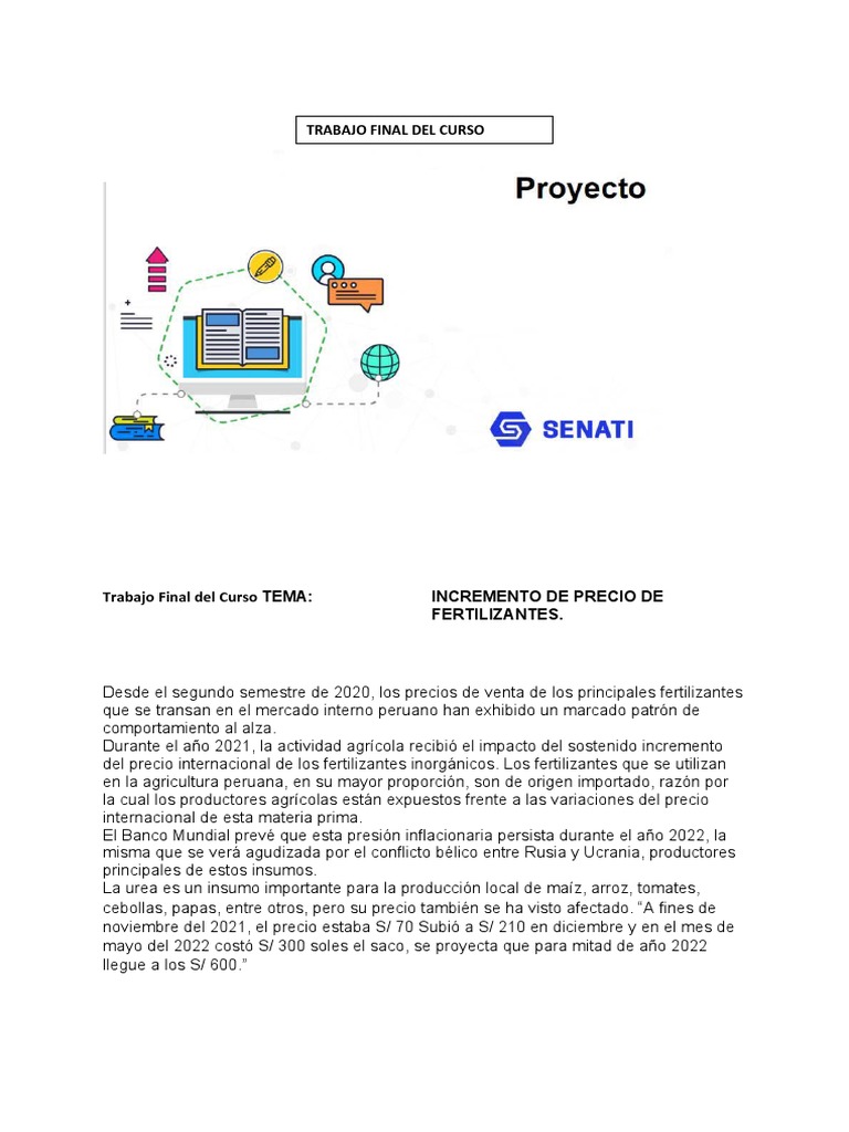 Trabajo Final Del Curso Matematica | PDF | Matemáticas