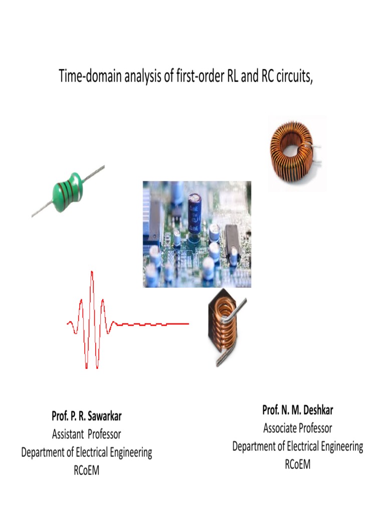 Time-Domain Analysis of First-Order RL and RC Circuits | PDF ...