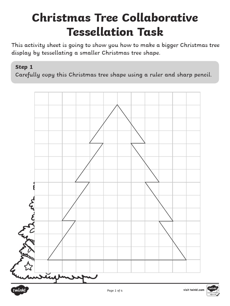 Cfe M 254402 Christmas Tree Collaborative Tessellation - Ver - 1 | PDF ...