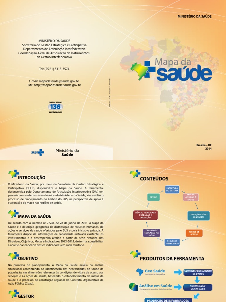 mapa_saude | PDF | Gestão estratégica | Planejamento