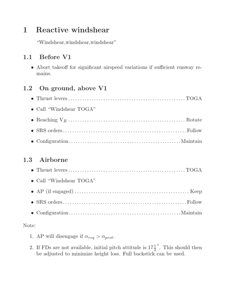 Standard Operating Procedures for Abnormal and Emergency Situations in ...