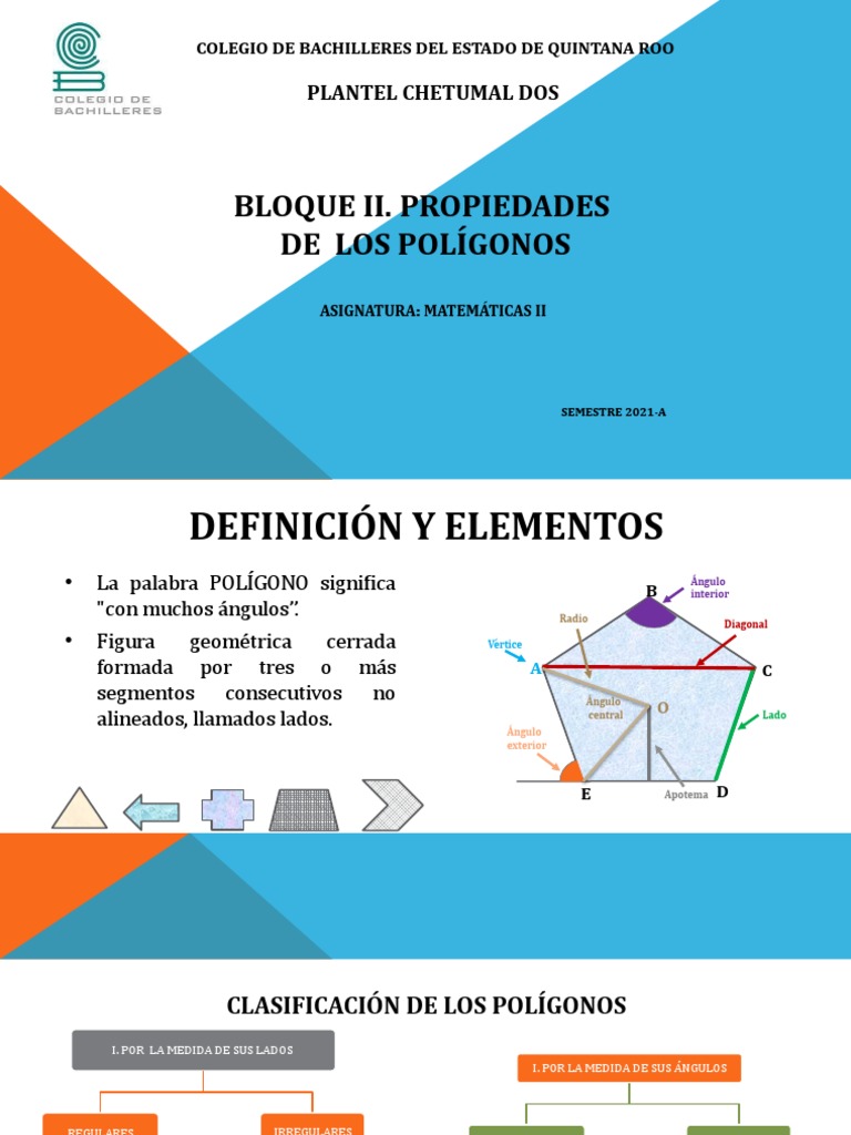 Propiedades de Los Poligonos | PDF | Polígono | Triángulo