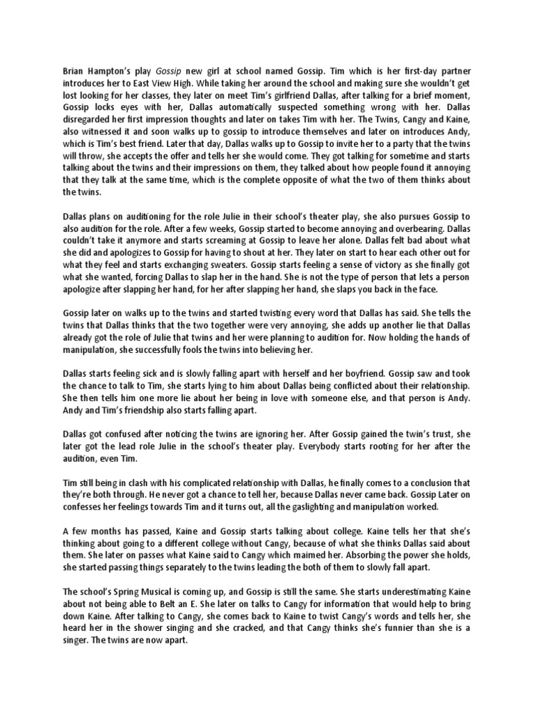 Brian-Hampton-Gossip | PDF