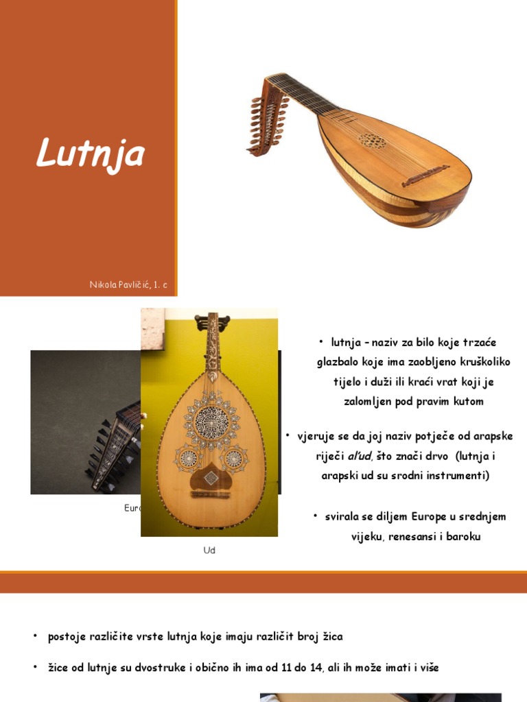 Lutnja - Nikola Pavličić | PDF