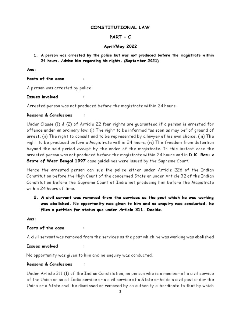 Constitu Part C | PDF | Supreme Court Of India | U.S. State