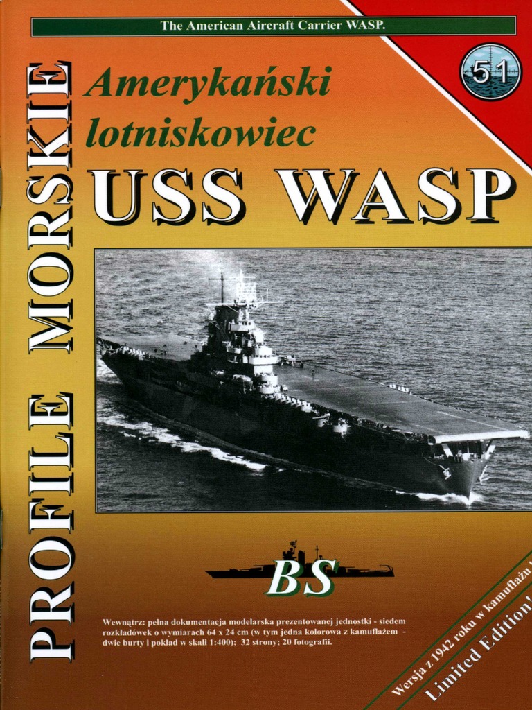 Amerykanski Lotniskowiec Uss Wasp Compress | PDF