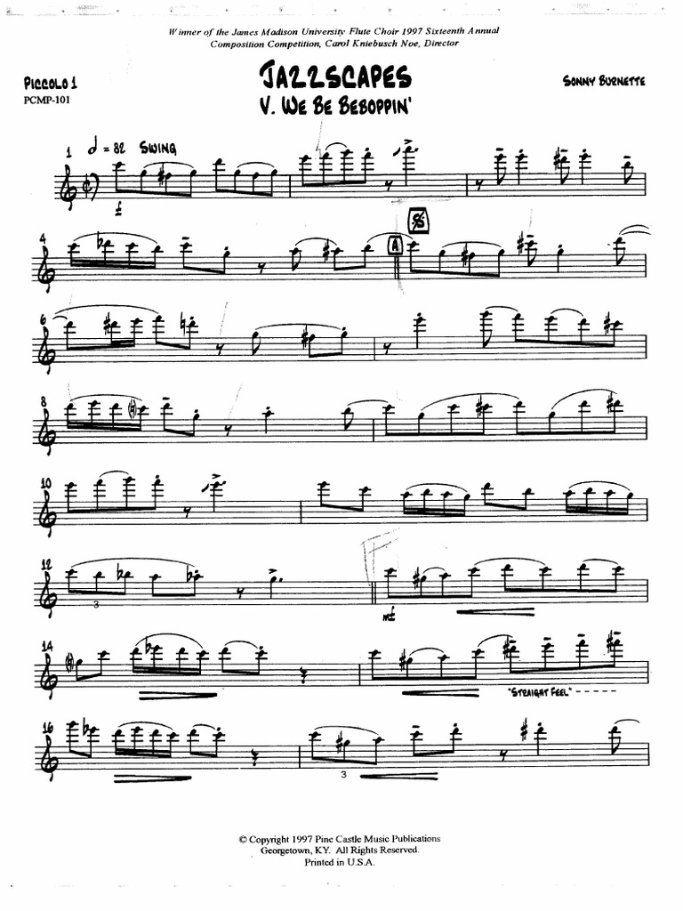Burnette Sonny - Jazzscapes N°5 - We Be Beboppin' | PDF | Freedom Of Expression Law ...