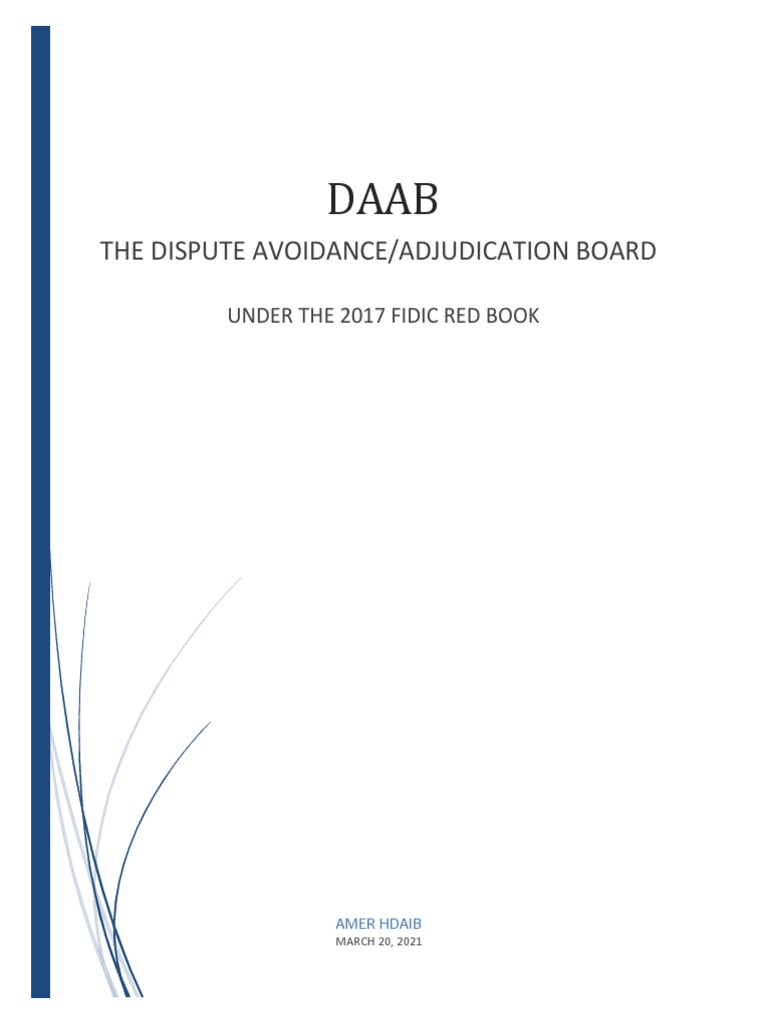 DAAB Research | PDF | Arbitration | Adjudication