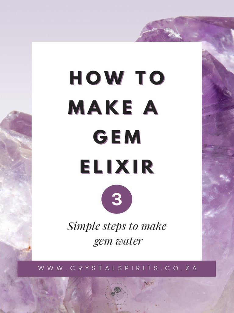 How To Make A GEM Elixir | PDF | Chemistry