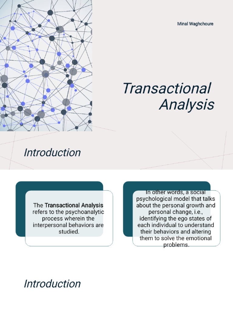 Transactional Analysis | PDF