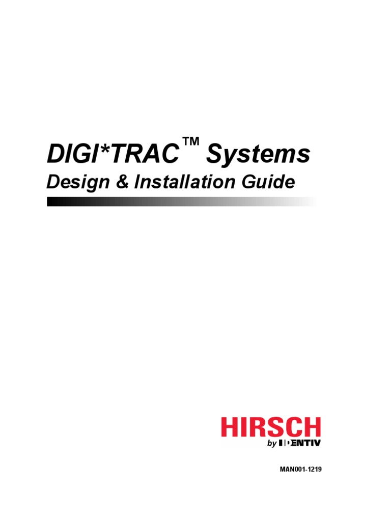 DIGITRAC Design Installation Guide MAN001 1219 | Download Free PDF ...