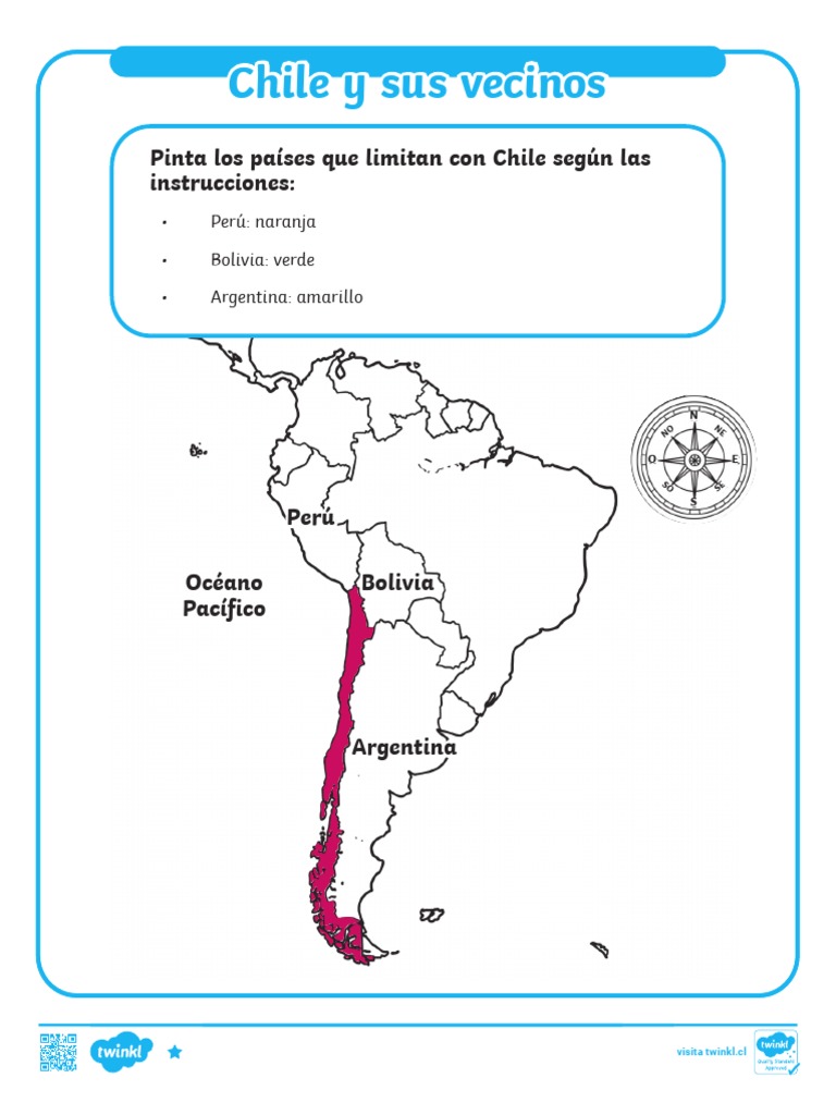 Guia de Trabajo Chile y Sus Fronteras | PDF