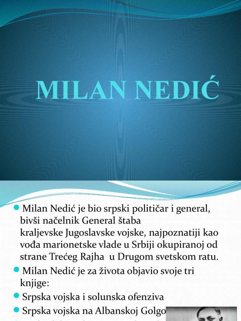 Milan Nedić | PDF