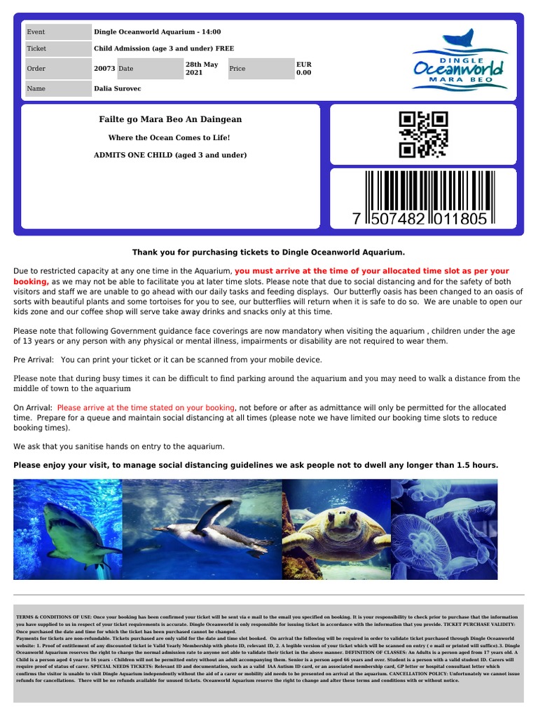 Ticket Order | PDF | Ticket (Admission) | Mail