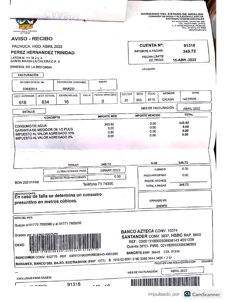 Comprobante de Domicilio | PDF