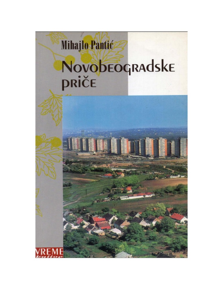 Mihajlo Pantic - Novobeogradske Price | PDF