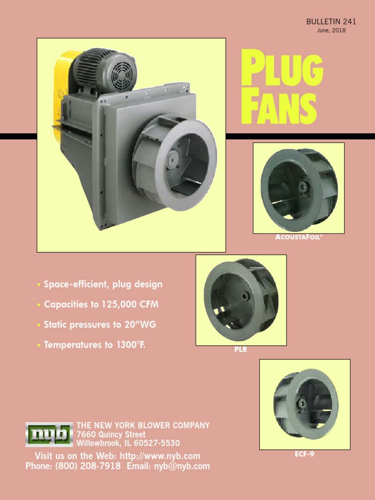 241 Plug Fans | PDF | Mechanical Engineering | Applied And ...