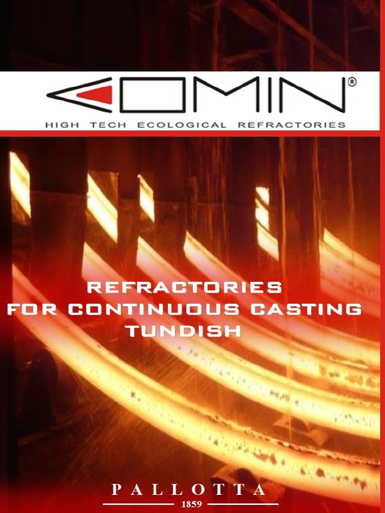 Continuous Casting Tundish | PDF | Casting (Metalworking) | Steelmaking