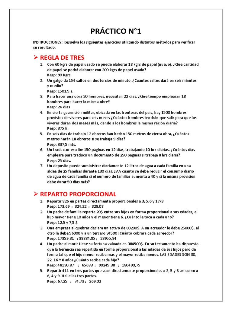 Pract N°1 Fund Mat | PDF