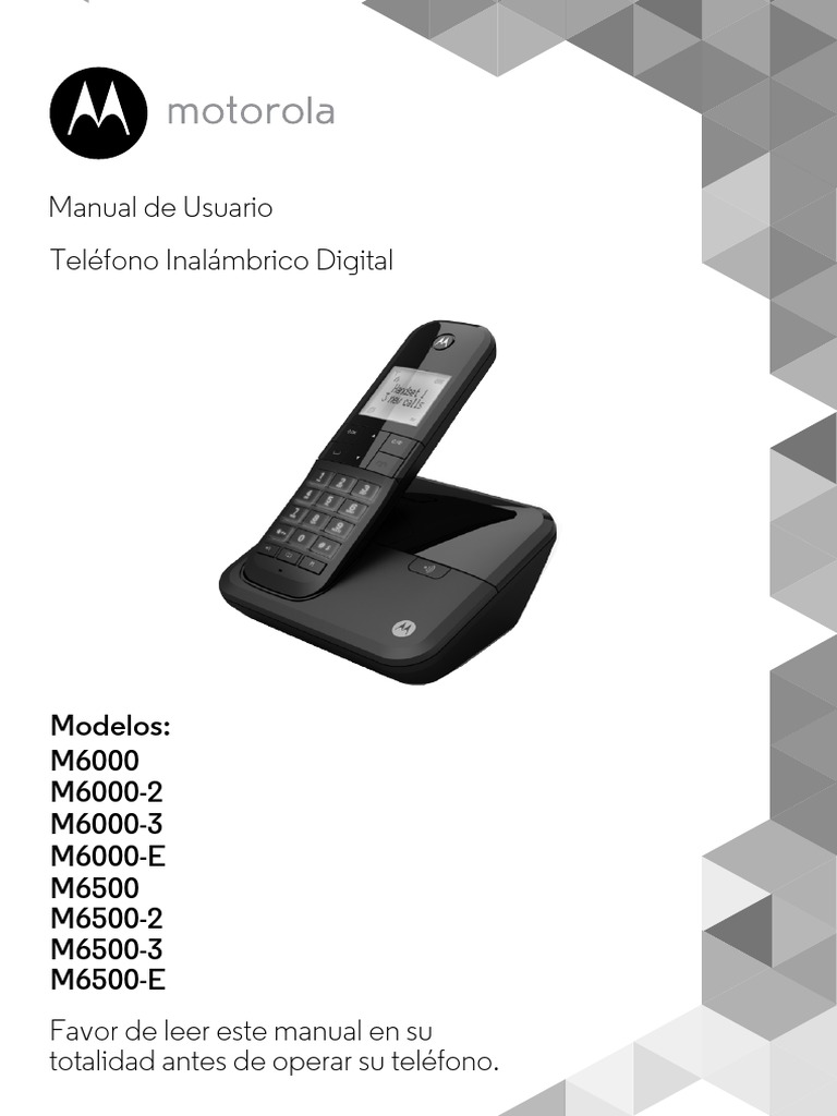 M6000 - M6500 - USER GUIDE-es | PDF | Teléfono | Auriculares