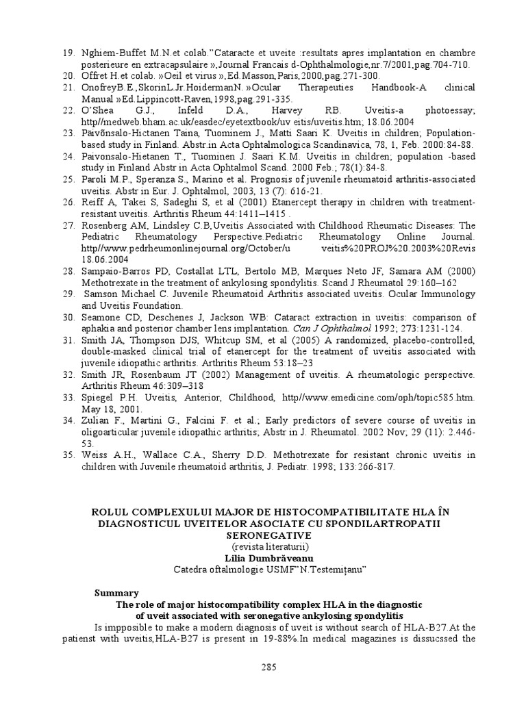 Rolul Complexului Major de Histocompatibilitate HLA | PDF | Health Care | Medical Specialties