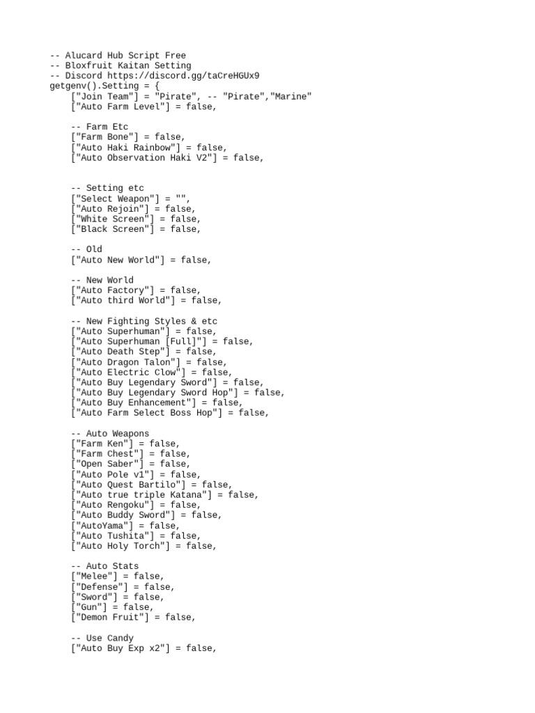 Blox Fruits Alucard Hub Autofarm, Auto Chest, Bypass Tp, Very Fast ...