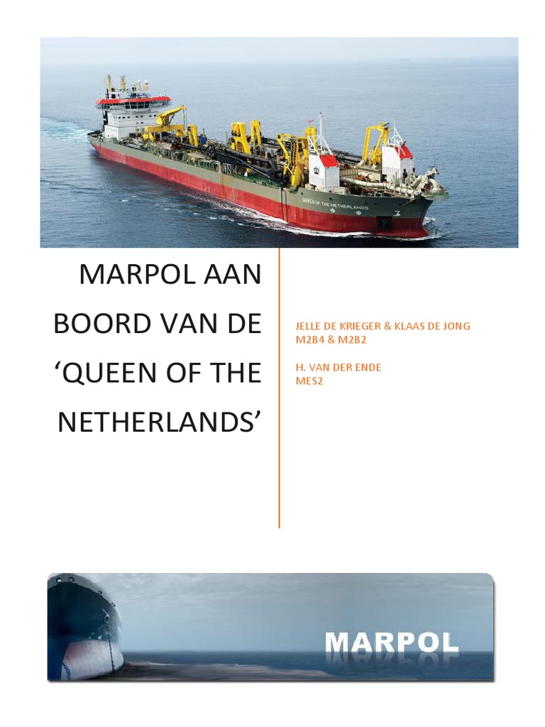 MARPOL Jelle&Klaas 2.3 (1) | PDF