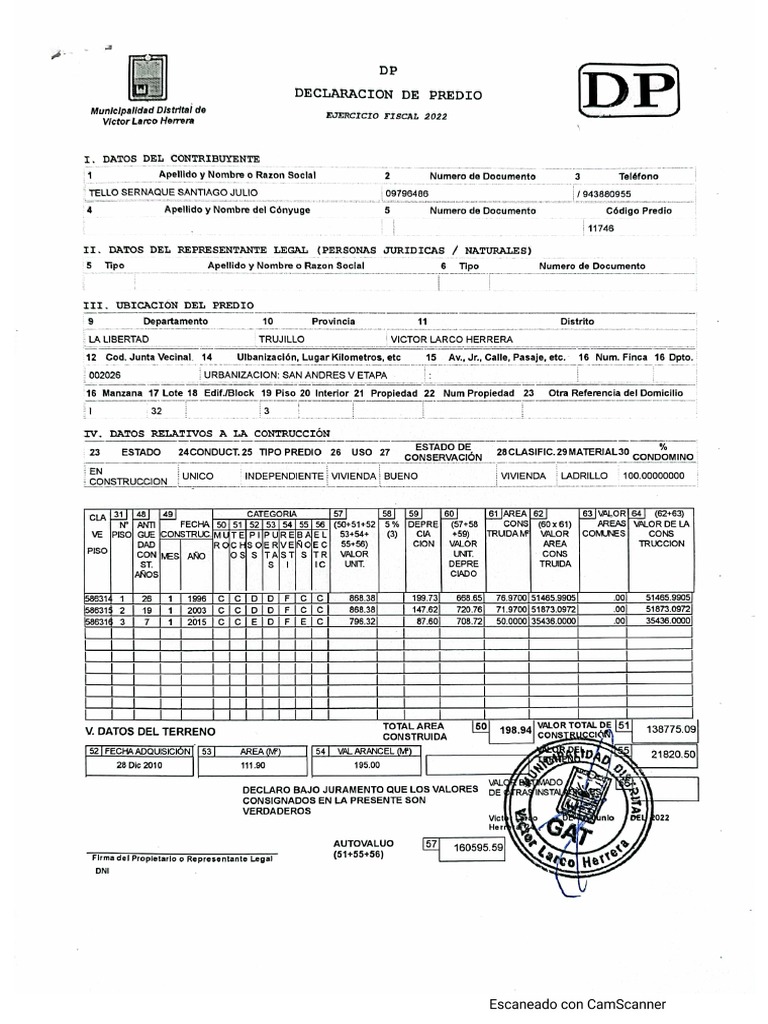 Autovaluo Pag 2 | PDF