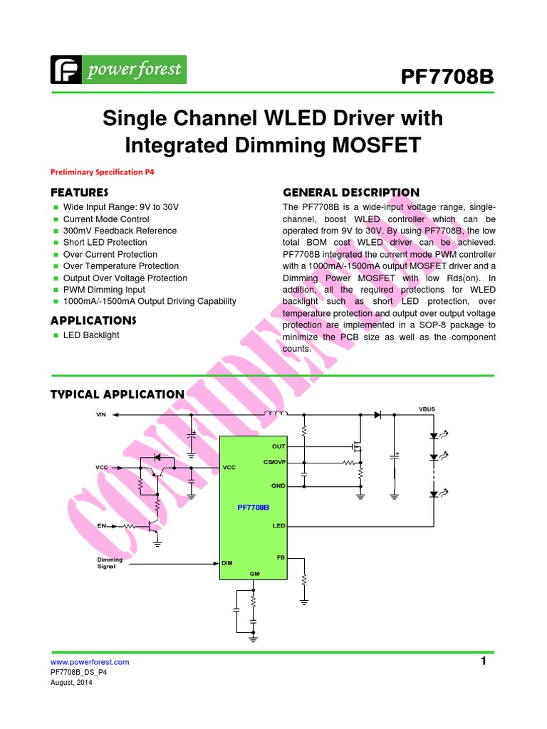 PF7708B Powerforest | PDF