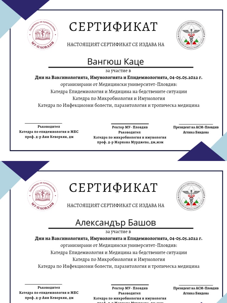 Blue Simple Achievement Certificate | PDF