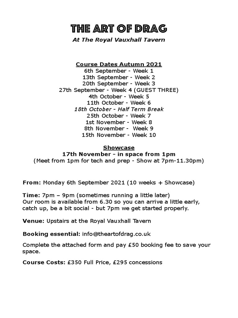 The Art of Drag | PDF