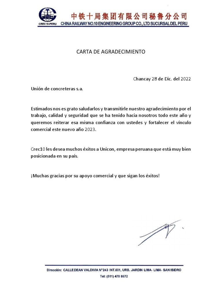 Cómo Hacer Una Carta De Agradecimiento – GPTEI