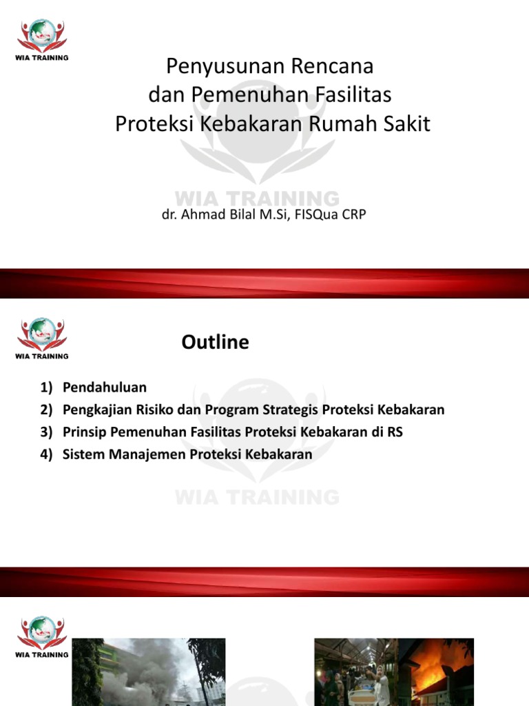 Dr Ahmad Bilal Proteksi Kebakaran Mfk Wia 160822 1876 Pdf