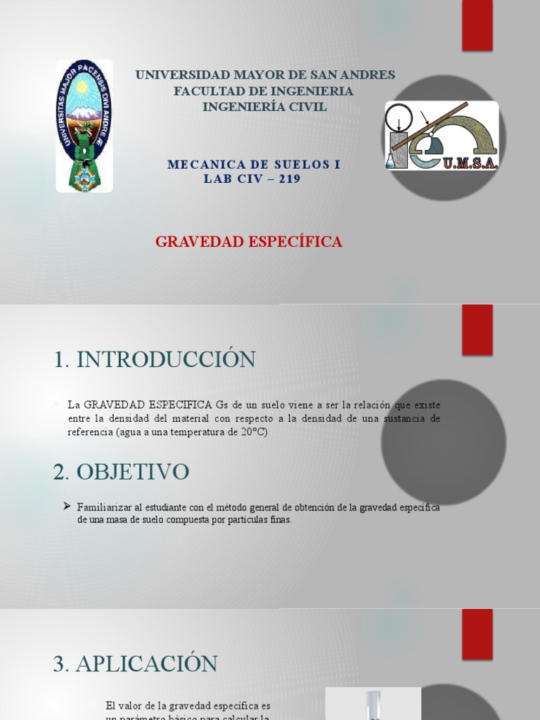 Gravedad Especifica | PDF | Agua | Temperatura