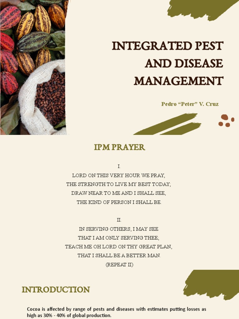 Integrated Pest and Disease Management 2021 | PDF | Pest (Organism ...