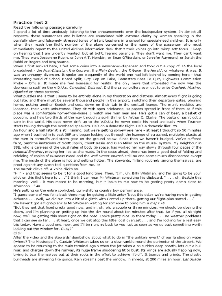 Practice Test 2 | PDF