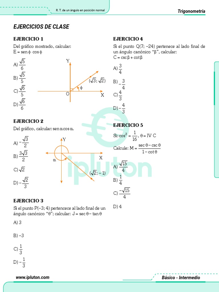 Sem5 Tri | PDF | Geometría Elemental | Trigonometría