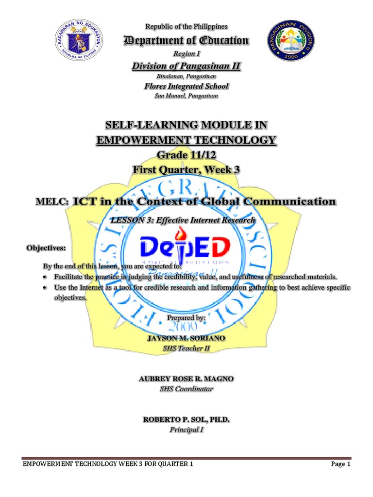 EmTech Week3 | Download Free PDF | Domain Name | World Wide Web